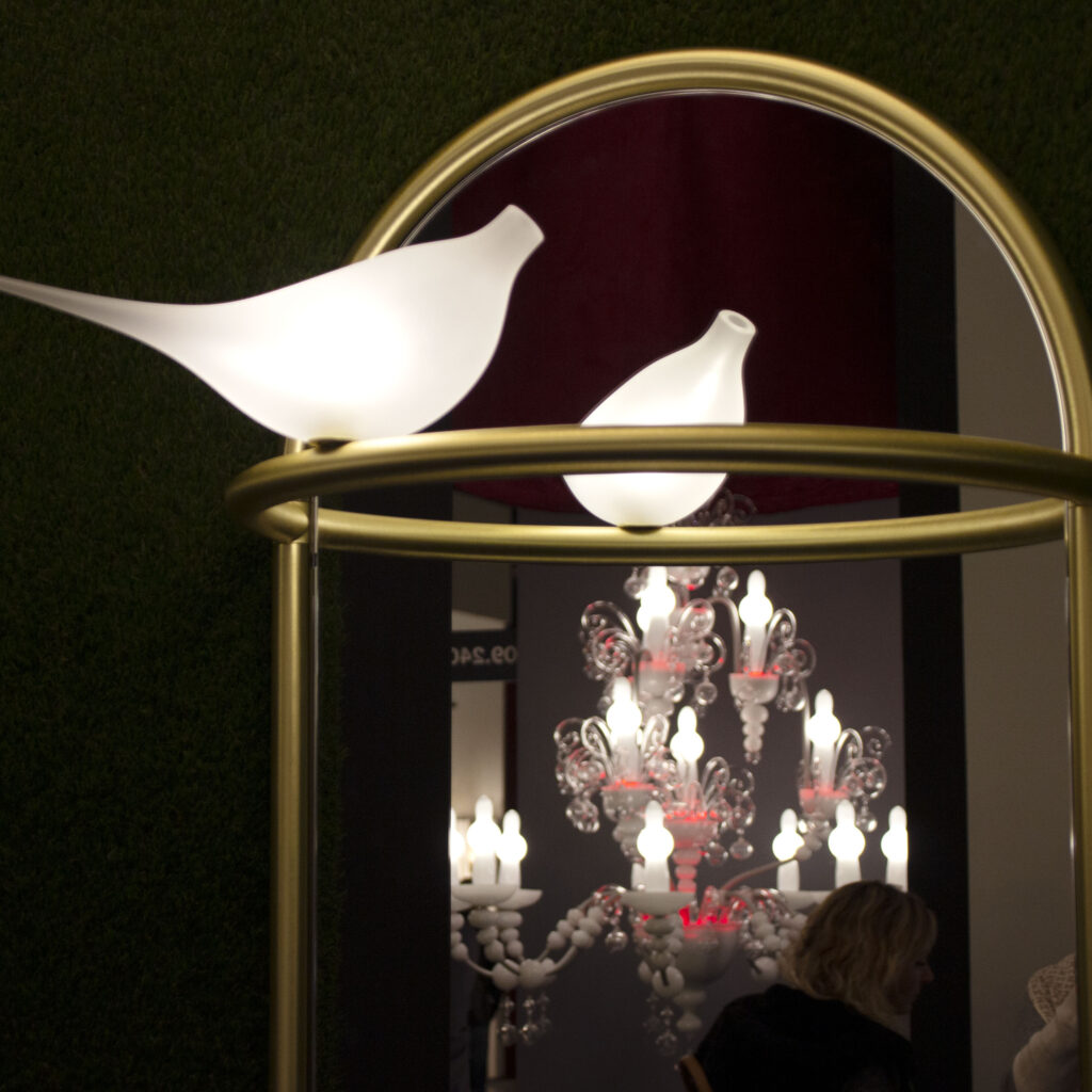 Light of Love artistic chandelier by Nicola Grandesso
